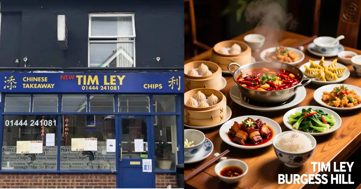 Chinese Takeaway Menu Burgess Hill | New Tim Ley RH15